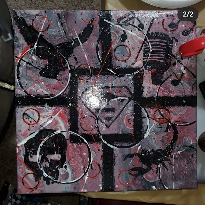 Create cell paintings on canvas by Keirramcg | Fiverr