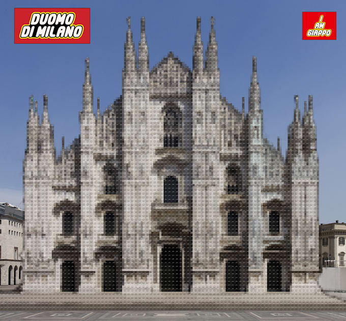 Trasforming your photos with lego bricks effect and adding cartoons by ...