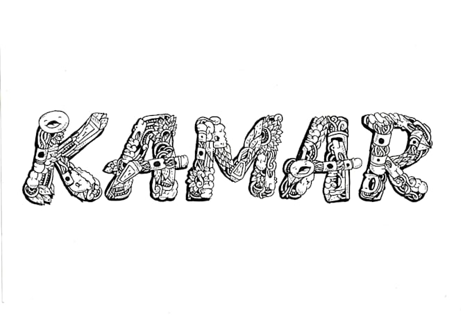 Doodle your name with my unique art style by Angripawenang23 | Fiverr