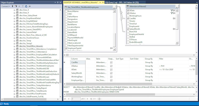 Sql server database design, sql queries and access database by Mohammadfakhar | Fiverr
