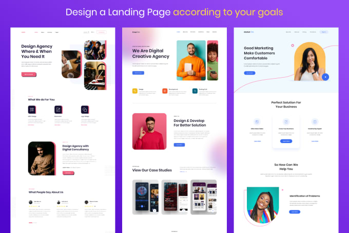 Do modern eye catching landing page ui ux design by Ardi25 | Fiverr Do modern eye catching landing page ui ux design by Ardi25 | Fiverr