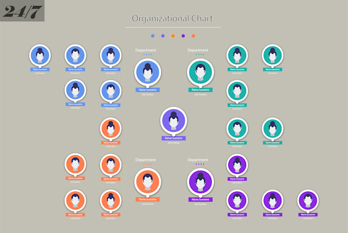 Create family tree, diagram or infographic in illustrator by ...