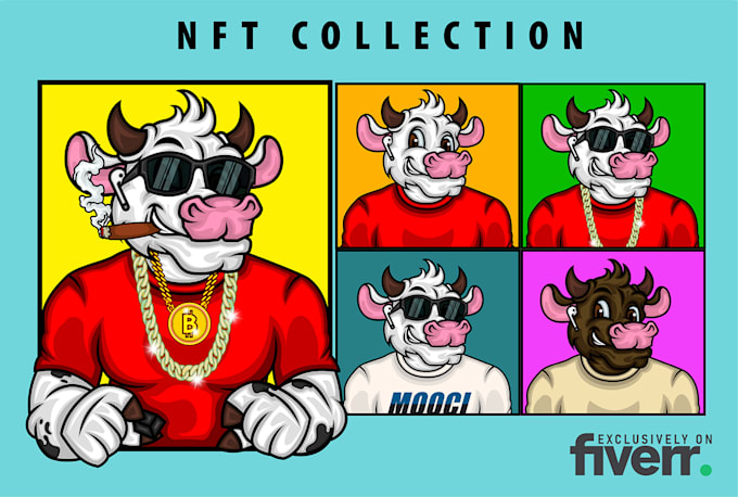 Draw custom nft art character illustration for your project by ...