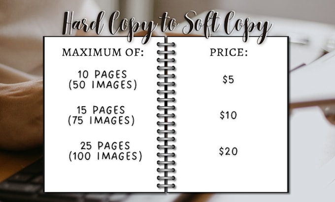 Convert handwritten notes into soft copy by Claire_19 | Fiverr