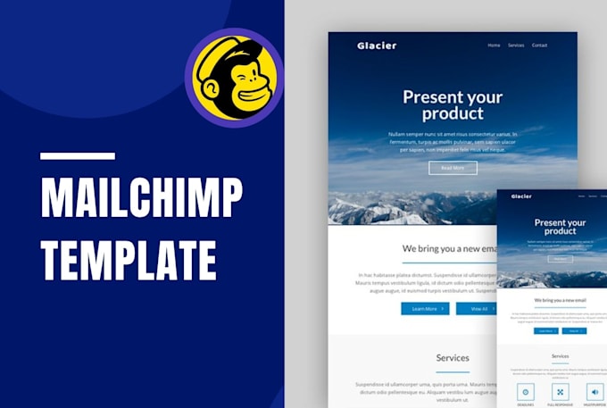 Do editable mailchimp newsletter template in 24 hours by Maryammuna ...