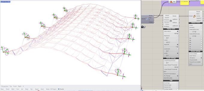 Do your structural analysis using karamba by Hamidmadarati | Fiverr