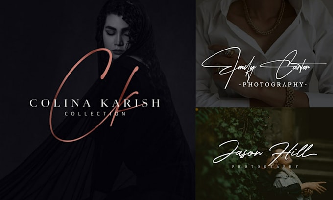 Design professional handwritten signature logo by Achraf_bsm | Fiverr