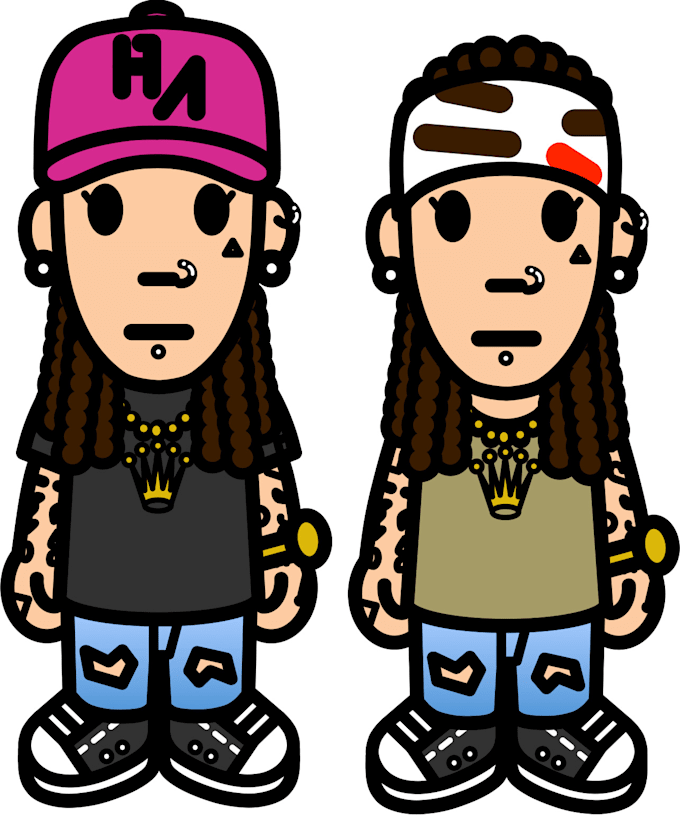 Make your own bape character by Gooner1028 | Fiverr