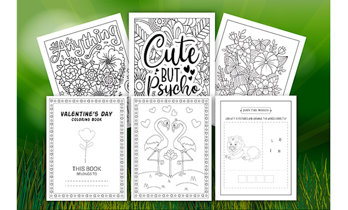 custom coloring pages etsy