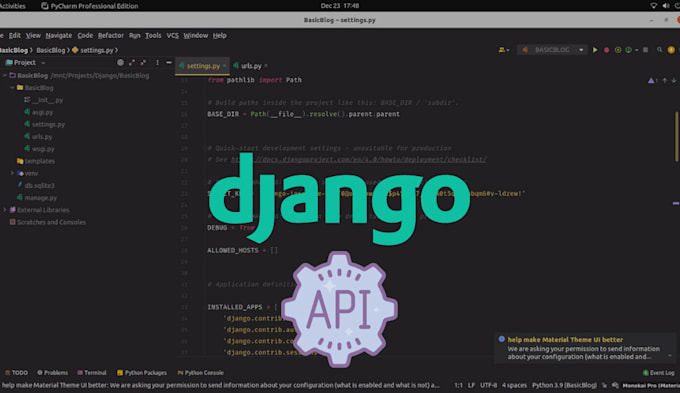 Develop professional python django web app by Anandhu_dev | Fiverr Develop professional python django web app by Anandhu_dev | Fiverr