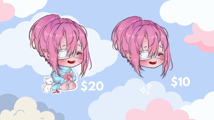 Draw cute anime chibis for you by Swag_shini | Fiverr