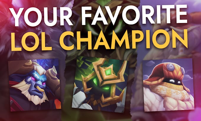 Design an amazing league of legends profile picture by Kevmdesigns | Fiverr