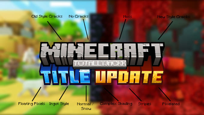Create a minecraft inspired 3d title by Totallyjackk | Fiverr