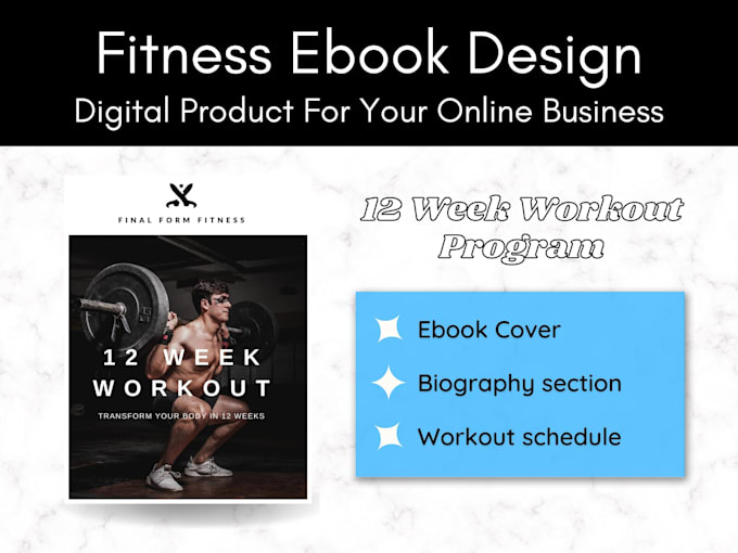 Design a custom fitness ebook by Kassidy201 | Fiverr