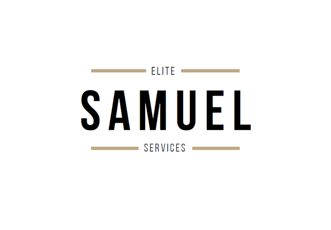 Create a simple flat text logo for your brand by Samuelelite | Fiverr