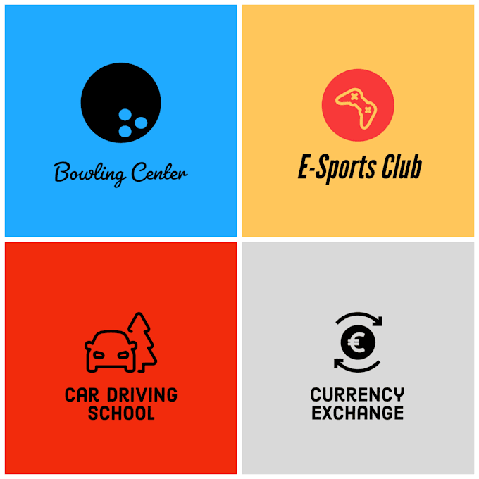 Create a simple 2d logo by Khalilrfaly | Fiverr