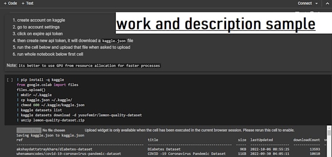 Do data science with jupyter notebooks in python by Aimenanwaar | Fiverr