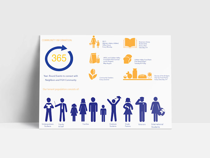 Make custom and unique infographic cards by Sydhammel | Fiverr