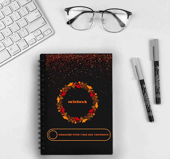 Design modern notebook, journal, planner, book cover for you by ...
