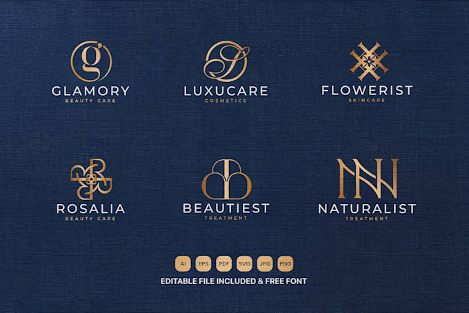 Do a unique minimalist and memorable initials logo design by ...