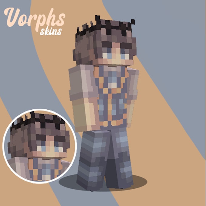 Create best custom minecraft skins with your wishes by Vorphsarts | Fiverr