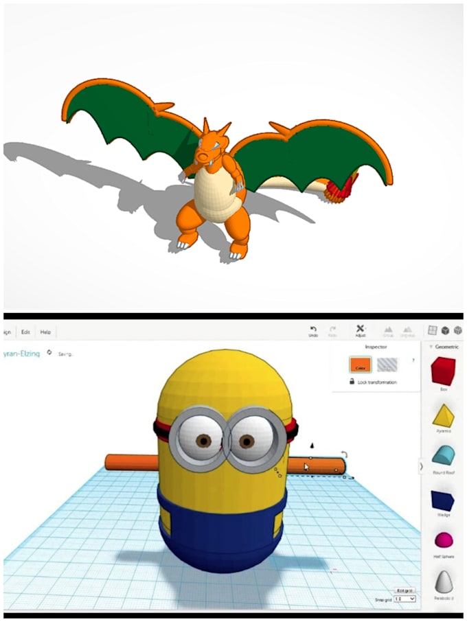Create amazing 3d models using tinkercad by Hassanmughal206 | Fiverr