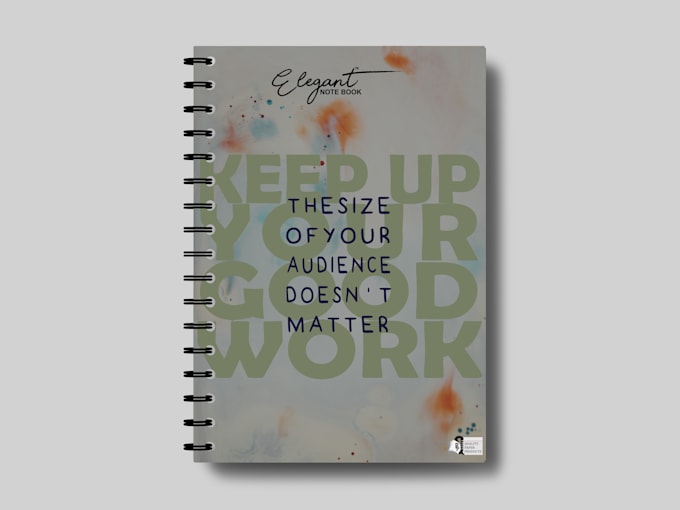 Design your notebook title page by Ahsanpoptanii | Fiverr