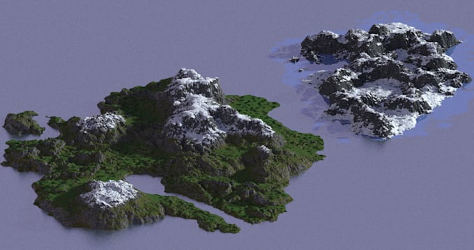 Make realistic minecraft maps by Gingerclient | Fiverr