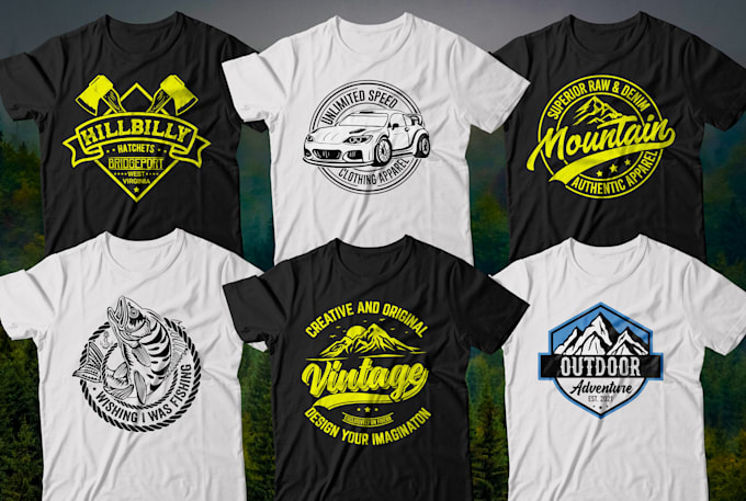 Do trendy retro vintage merch design or merchandise designs and badge t ...