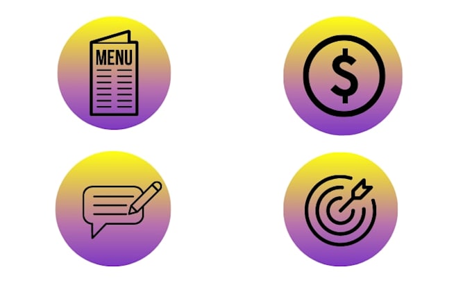 Design custom instagram highlight buttons by Kelsey_comms | Fiverr