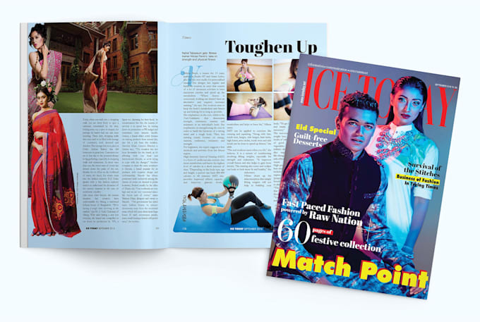 Design professional magazine cover with layout and ads by ...