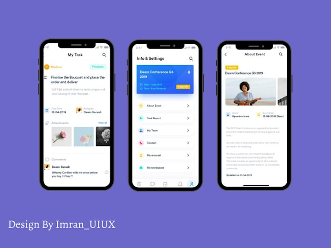 Design app ui ux screens design using figma by Imran_uiux | Fiverr