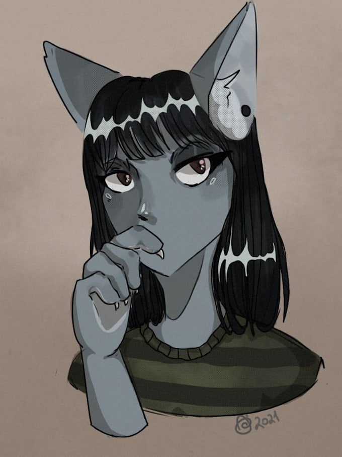 Create digital art of your oc in unique style by Arxsit | Fiverr