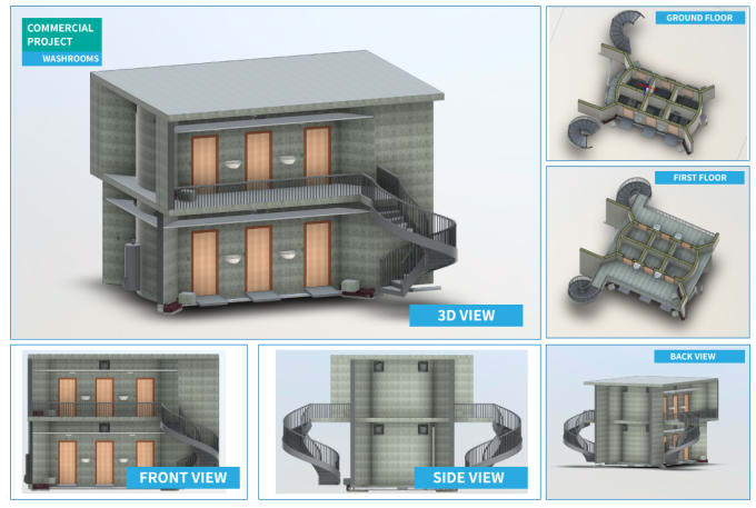 Do 2d, 3d, 4d, 5d, 6d, 7d and 8d bim model in autodesk revit by ...