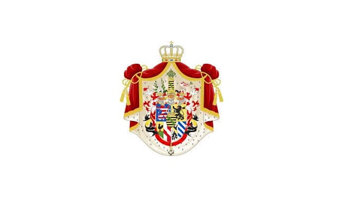 Make a luxury regal gothic heraldic family crest coat of arms logo by ...