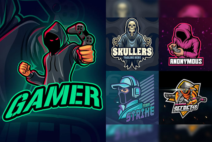 Design a badass gaming logo in 8 hours by Belminhibic | Fiverr