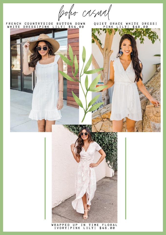 Create an outfit lookbook for any event by Meaghen92 | Fiverr