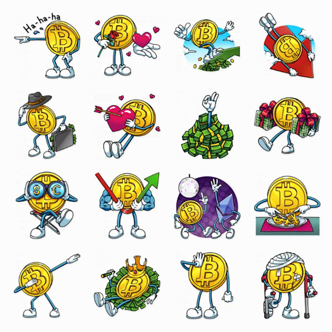 Design and create telegram stickers for your crypto project by Eddykul ...
