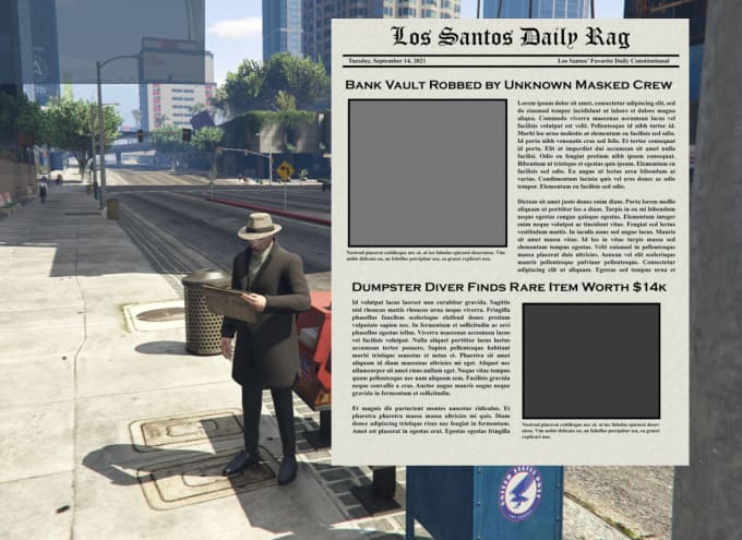 Sell my fivem newspaper script by Vax6660 | Fiverr