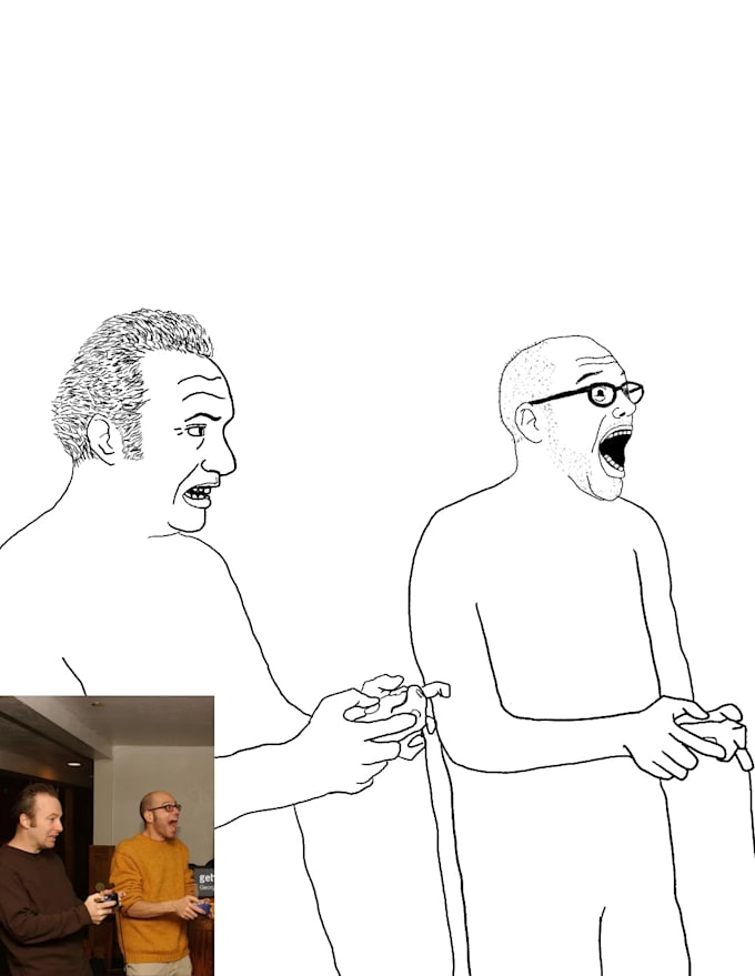 Make you or your friend into wojak by Akbarlucu | Fiverr