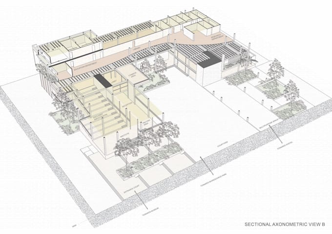 Do rendered axonometric views for your project by Sakshi_vernekar | Fiverr