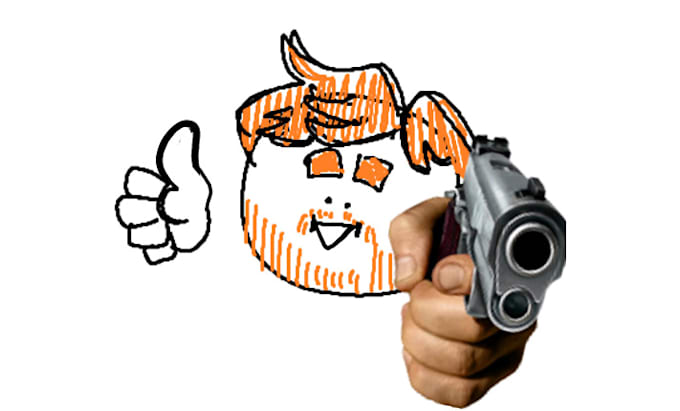 Give you a poorly drawn ms paint doodle by Squidsy | Fiverr