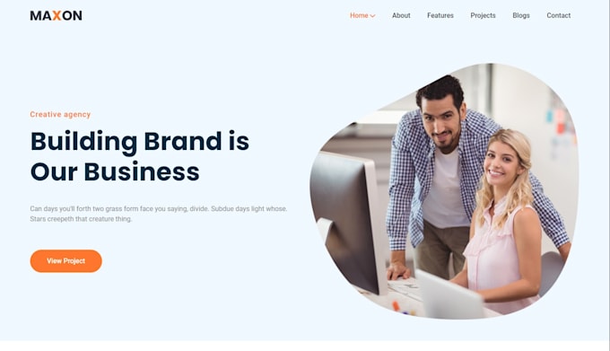 Customize website with html, css, bootstrap by S_m_naim | Fiverr