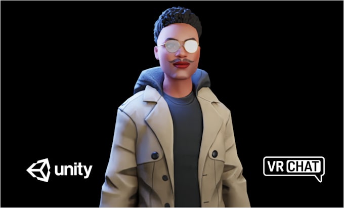Create custom 3d vr chat avatar, 3d character for vtubing and game by ...