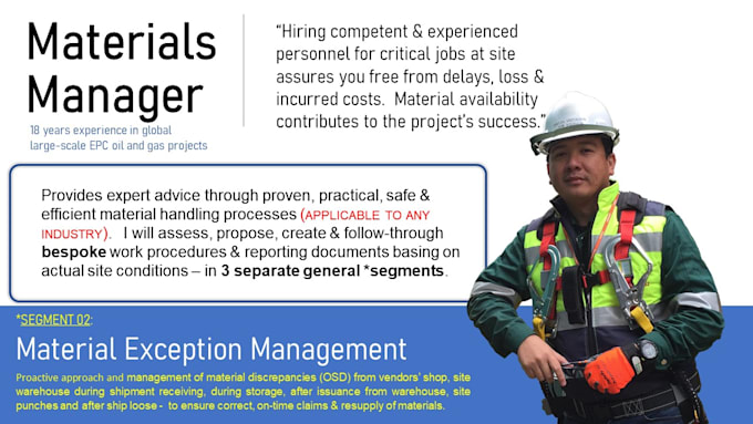 Create a material discrepancy management procedure by Jamajuice | Fiverr