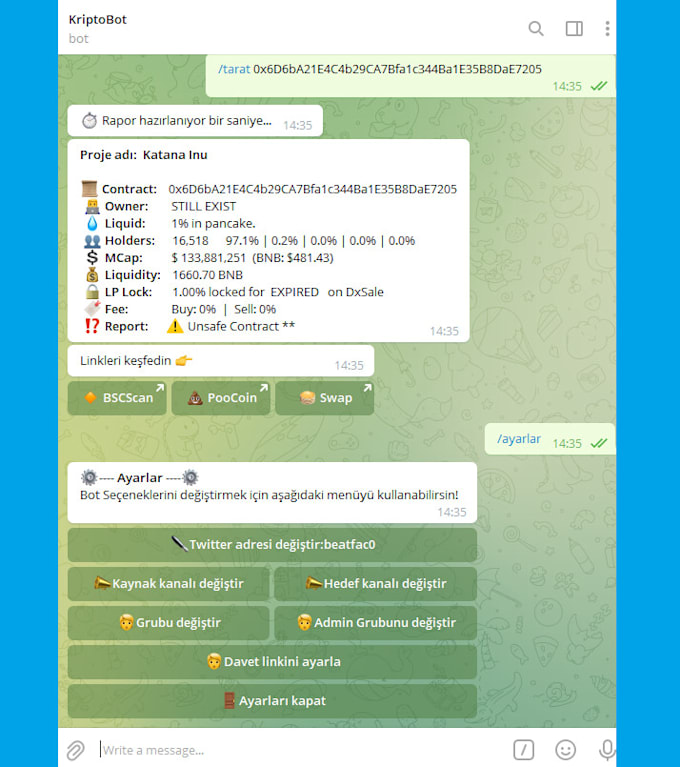 Create telegram chat bots with any feature by Jake_tent | Fiverr