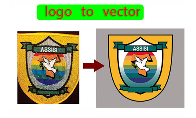 Redraw your logo, image vector tracing format ai svg png by ...