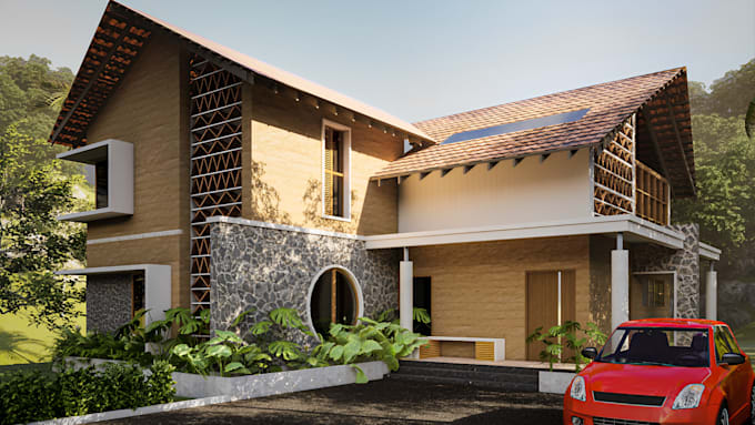 Create realistic 3d architectural renders by Aswinajay | Fiverr