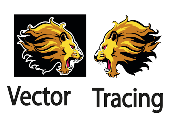 Converting image to vector, logo vectorized, and vector source file by ...
