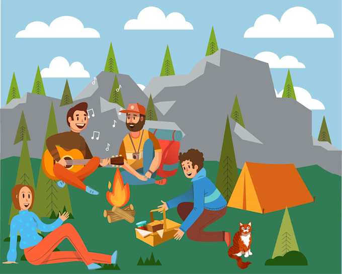 Create colourful digital illustrations to capture your ideas by ...